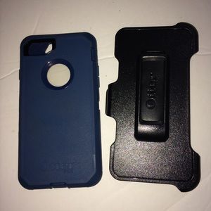 OtterBox | Accessories | Otter Box Blue Wblack Clip On Casing | Poshmark